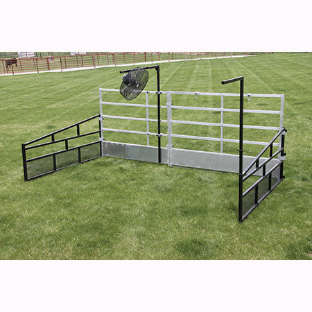 Aluminum Front Stall Panel, 8 Ft. Fixed | Swinfords