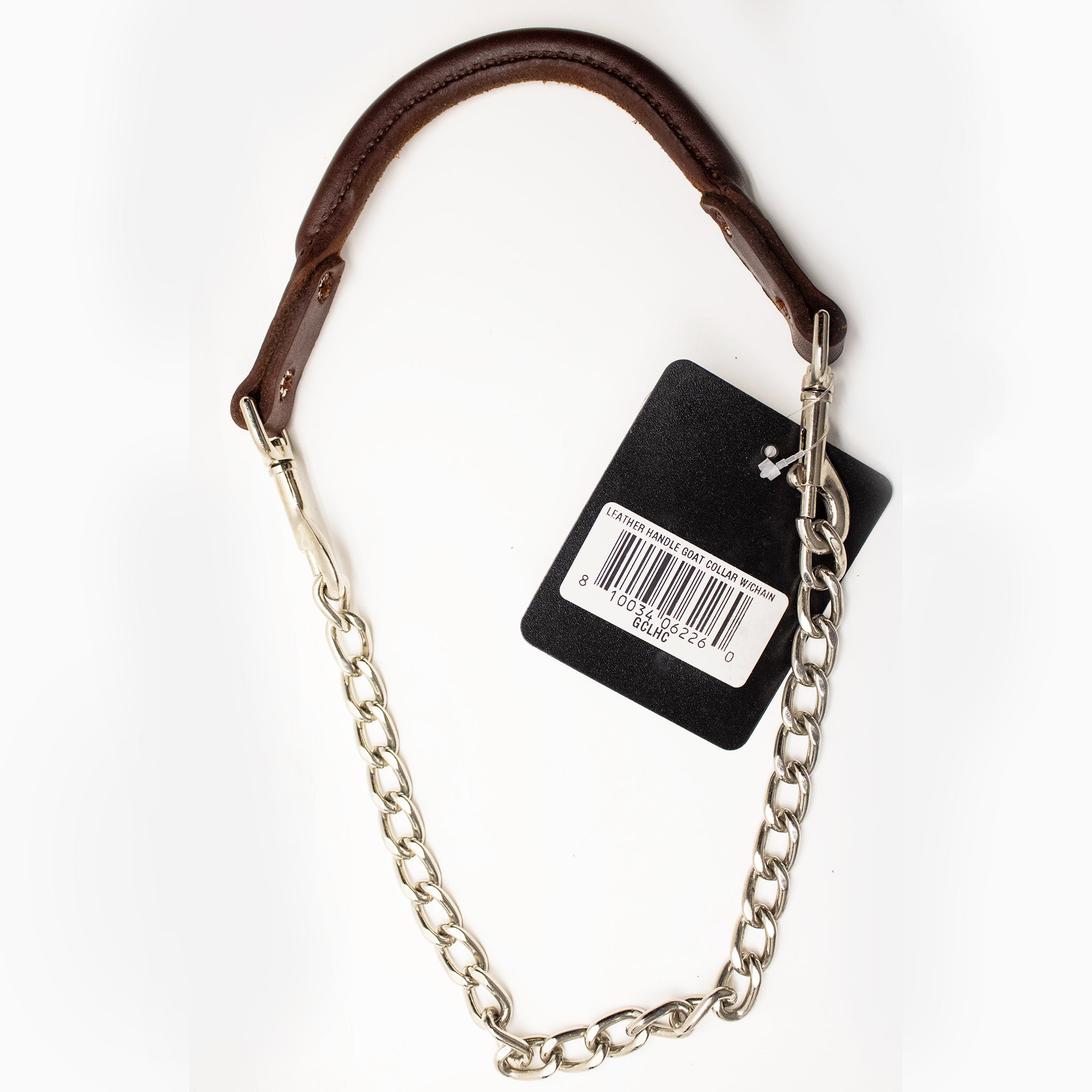Sullivan's Leather Handle Goat Collar Slick Chain | Swinfords
